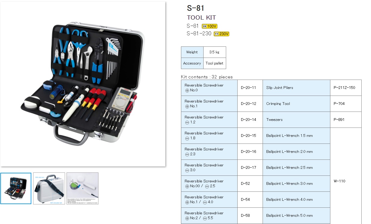 Ichiban Precision Sdn Bhd - Hozan - HOZAN TOOL KIT
